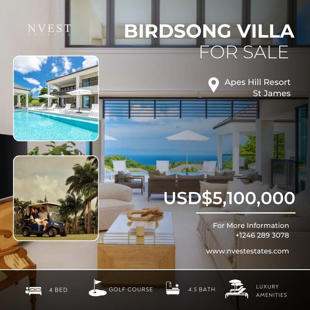 Birdsong Villa, Apes Hill Golf Resort | Move in Ready » Barbados Real ...